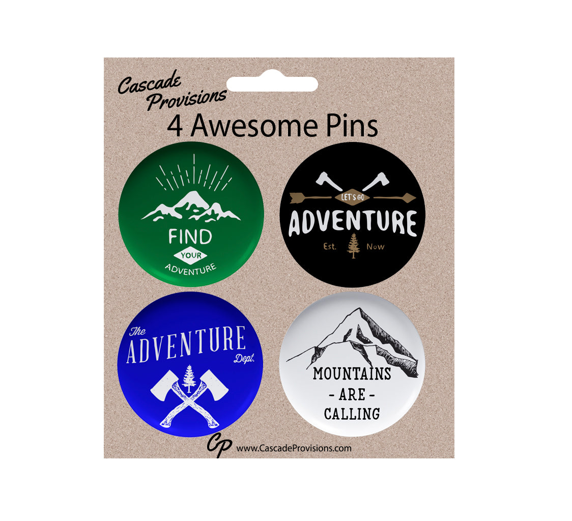 Adventure Pin Pack – Cascade Provisions
