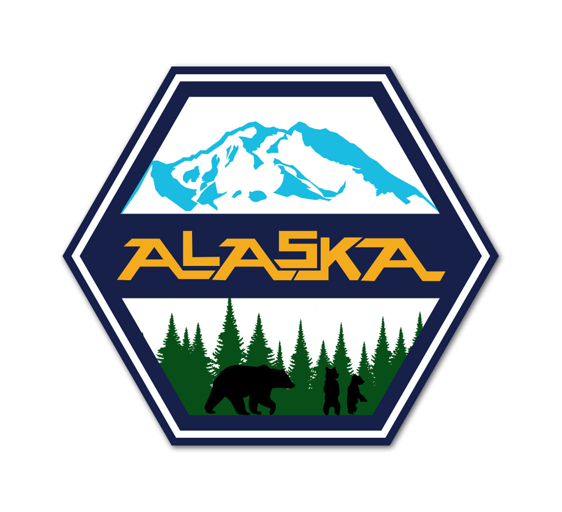 Alaska Badge Sticker – Cascade Provisions