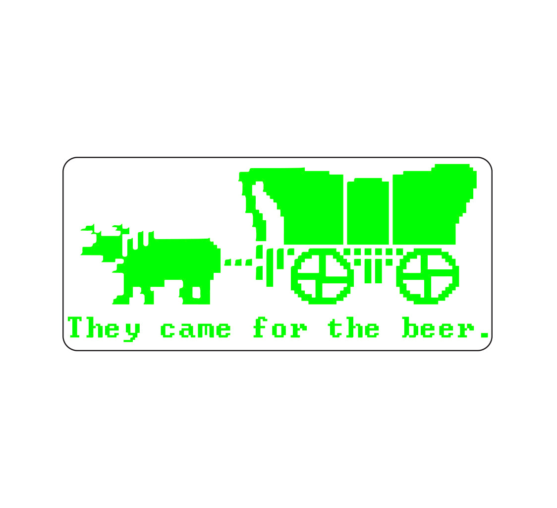 Oregon Trail Neon Sticker – Cascade Provisions